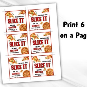 Anyway You Slice It Teacher Appreciation Treat Tag, End of Year Snack ...