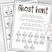 Halloween Ghost Scavenger Hunt, Kids Halloween Ghost Theme Party, Ghost ...