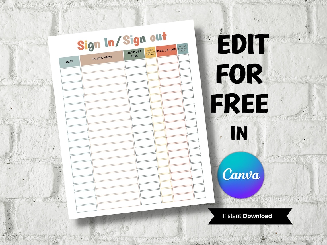 Daycare Forms Bundle Starter Kit Childcare Forms Inhome - Etsy