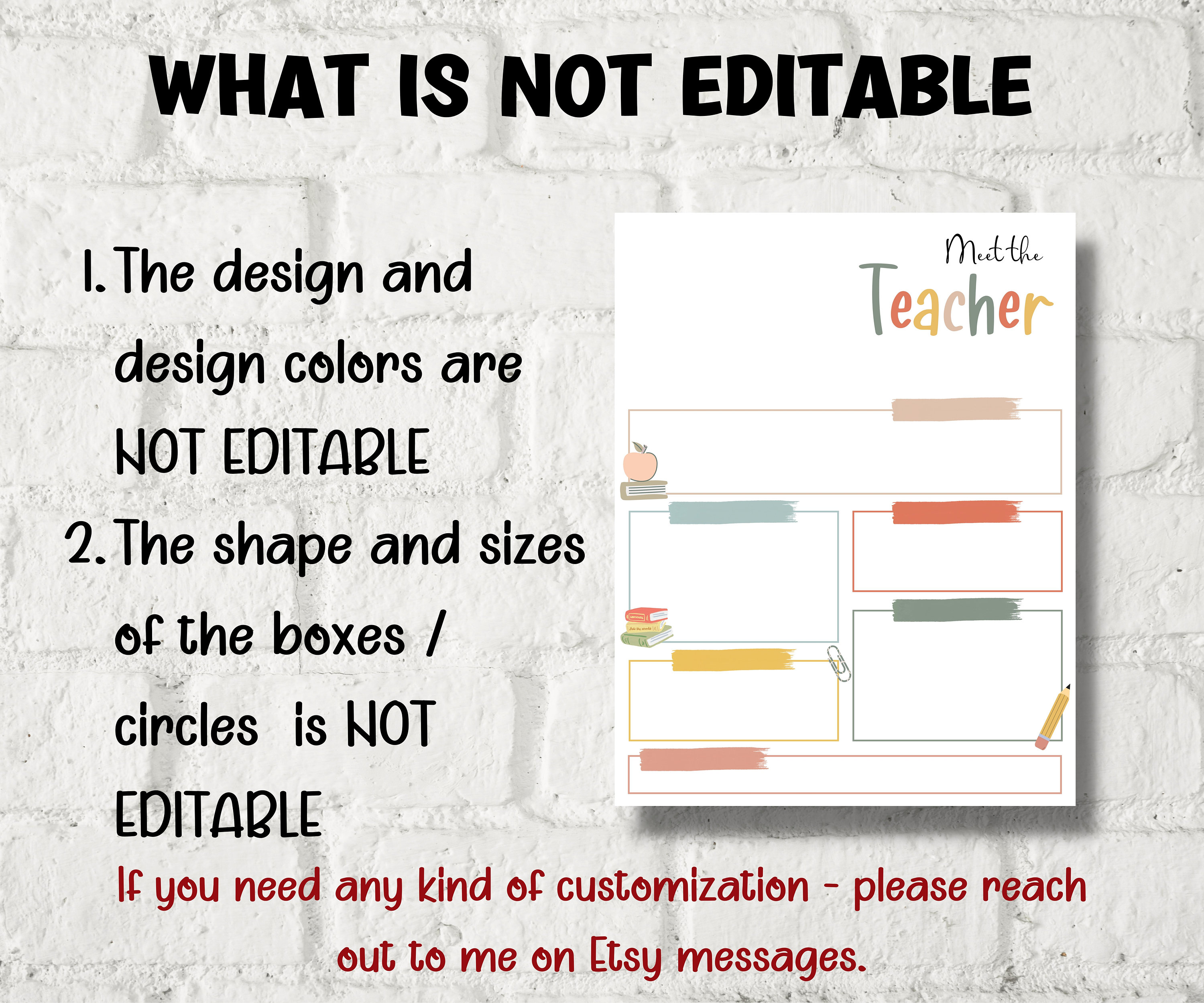 Meet the Teacher Editable I I Meet the Teacher Boho Template I Editable ...