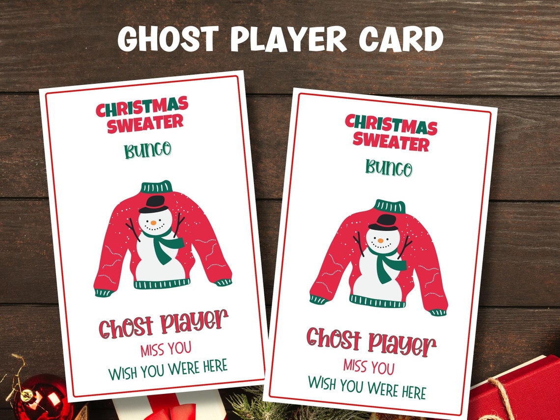 Printable Bunco Set | Bunco Night | Printable Bunco Game | Xmas ...