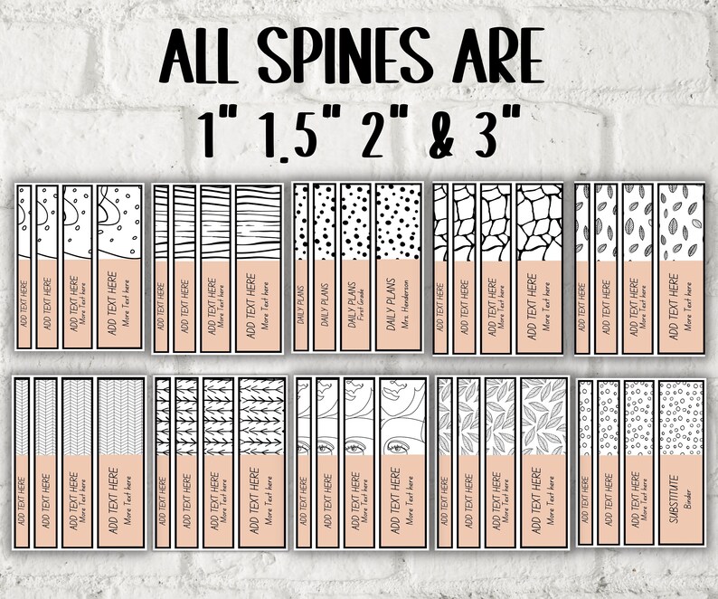 Editable Binder Covers and Spines I Printable Binder Cover I Homeschool ...