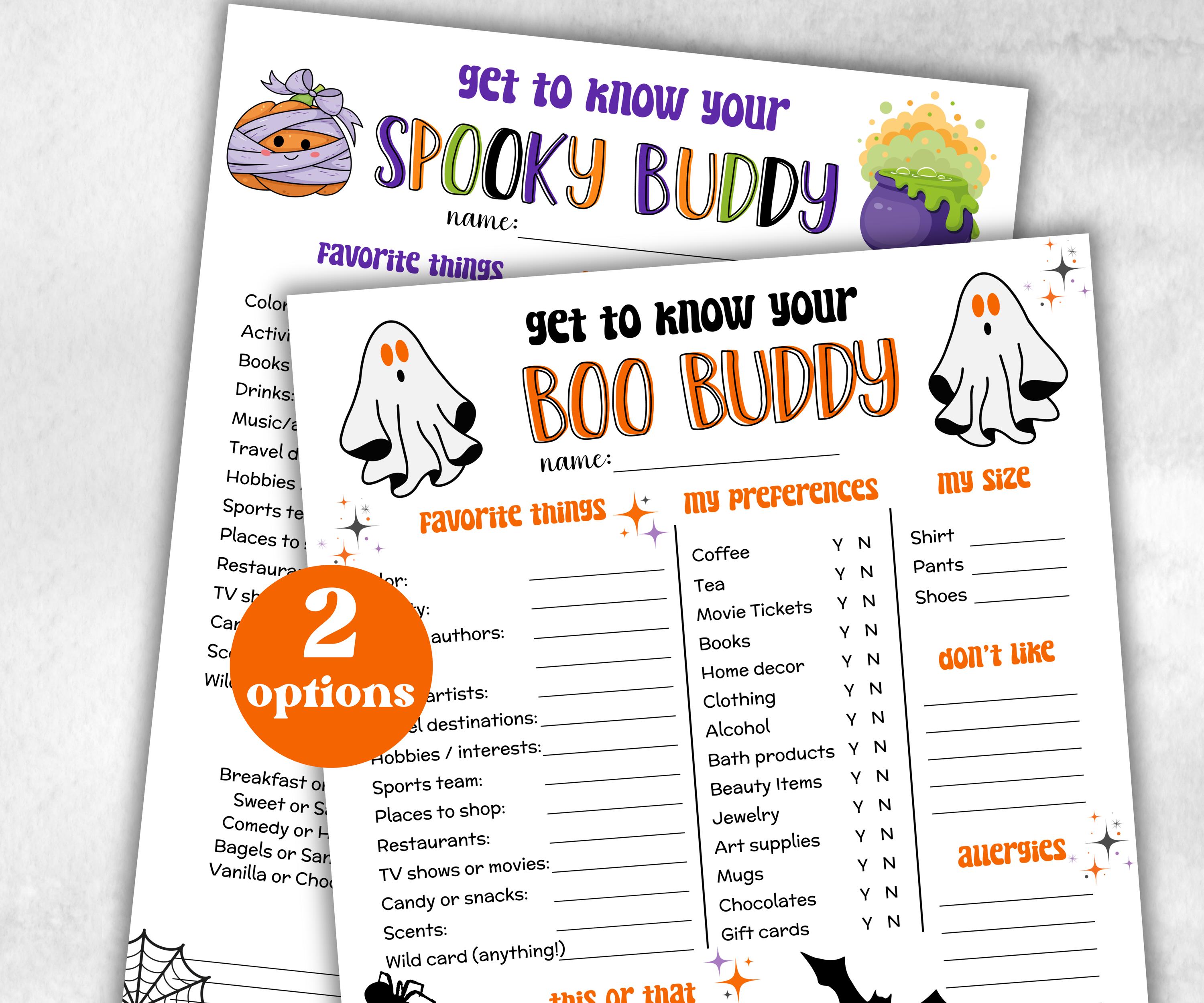 Halloween Wishlist, Adult Questionnaire, Favorite Thing, Office Gift ...