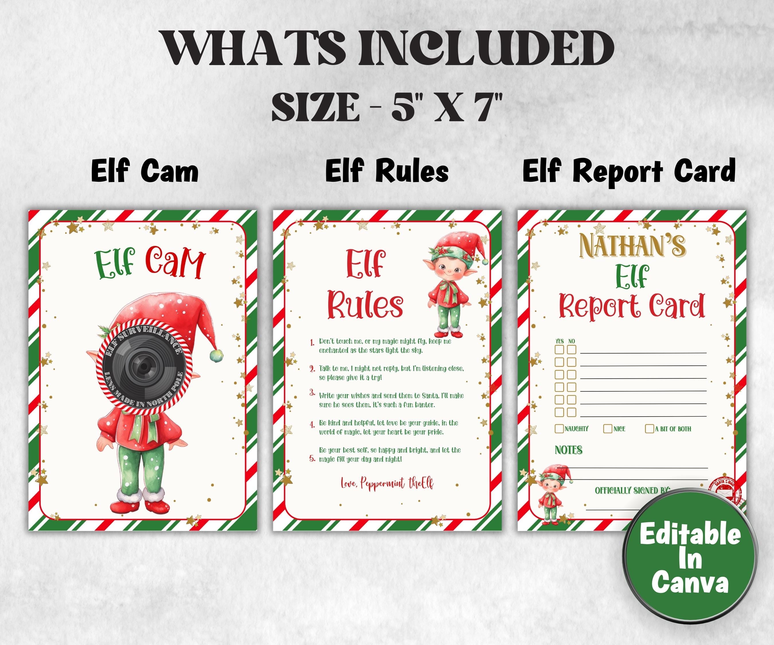 Christmas Elf Activity Bundle, Elf Arrival Letter, Elf Kit, Elf Warning ...