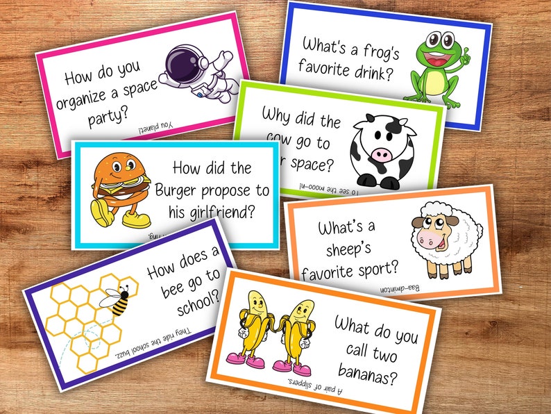 Printable 80 Lunchbox Jokes for Kids Joke Cards Funny - Etsy