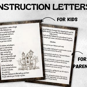 Scavenger Hunt for Kids, Indoor Halloween Scavenger Hunt, Kids and ...