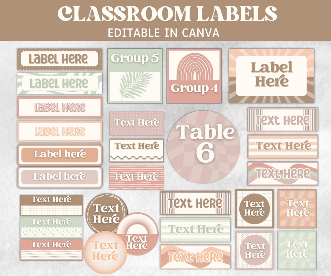Classroom Supplies, Editable Classroom Label, Teacher Organization ...