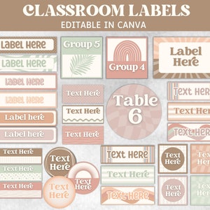 Classroom Supplies, Editable Classroom Label, Teacher Organization ...