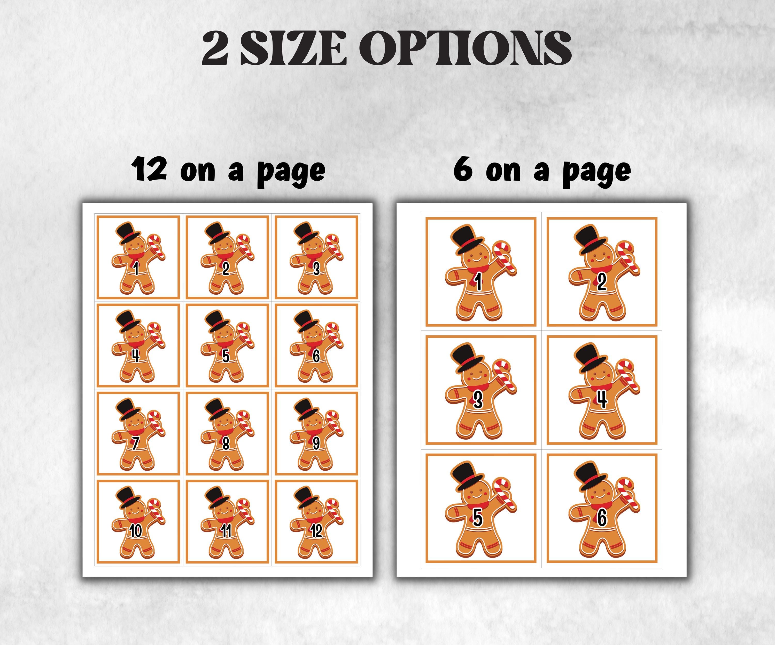 Gingerbread Scavenger Hunt Game, Kids Gingerbread Game, Xmas Scavenger ...