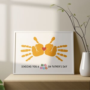 Fathers Day Handprint Art I Handprint Craft I Fathers Day Gift I First ...