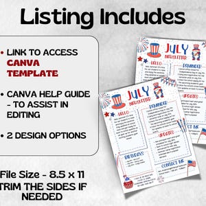 4th of July Classroom Newsletter, Daycare Class Newsletter, Newsletter ...