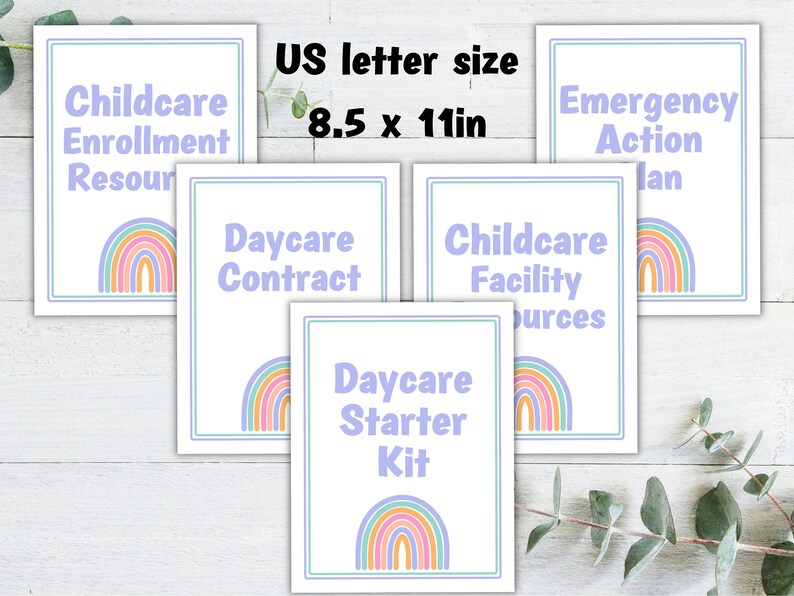 Opening a Daycare, Daycare Starter Kit, Forms Bundle, Childcare Forms ...