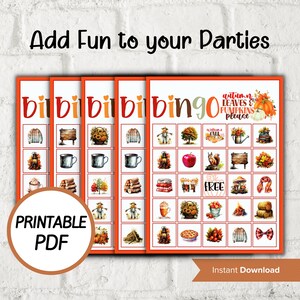 Printable Mix and Mingle Thanksgiving Bingo, Thanksgiving Dinner Game ...