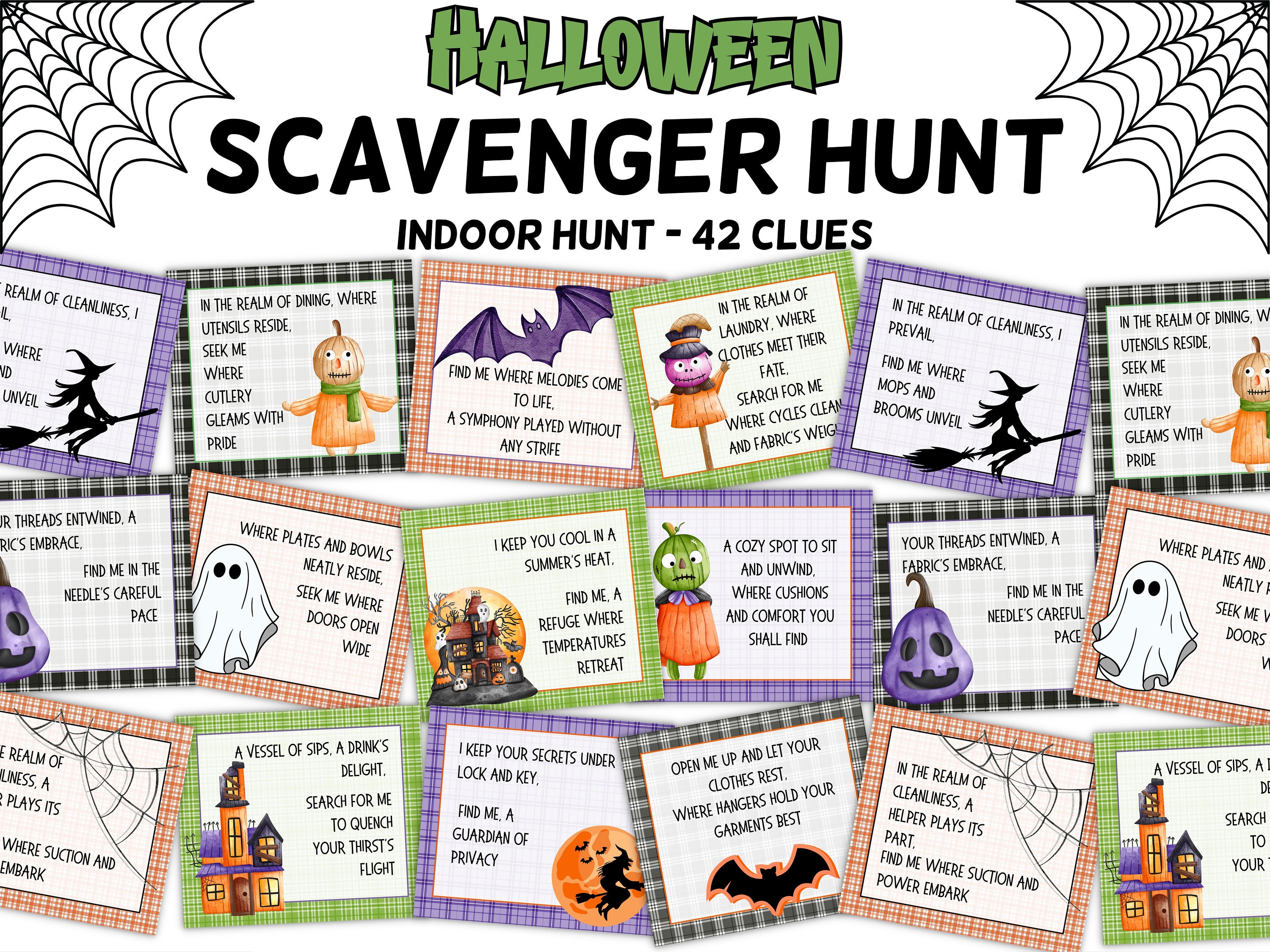 Halloween Scavenger Hunt for Kids and Teens, Scavenger Hunt for Kids ...