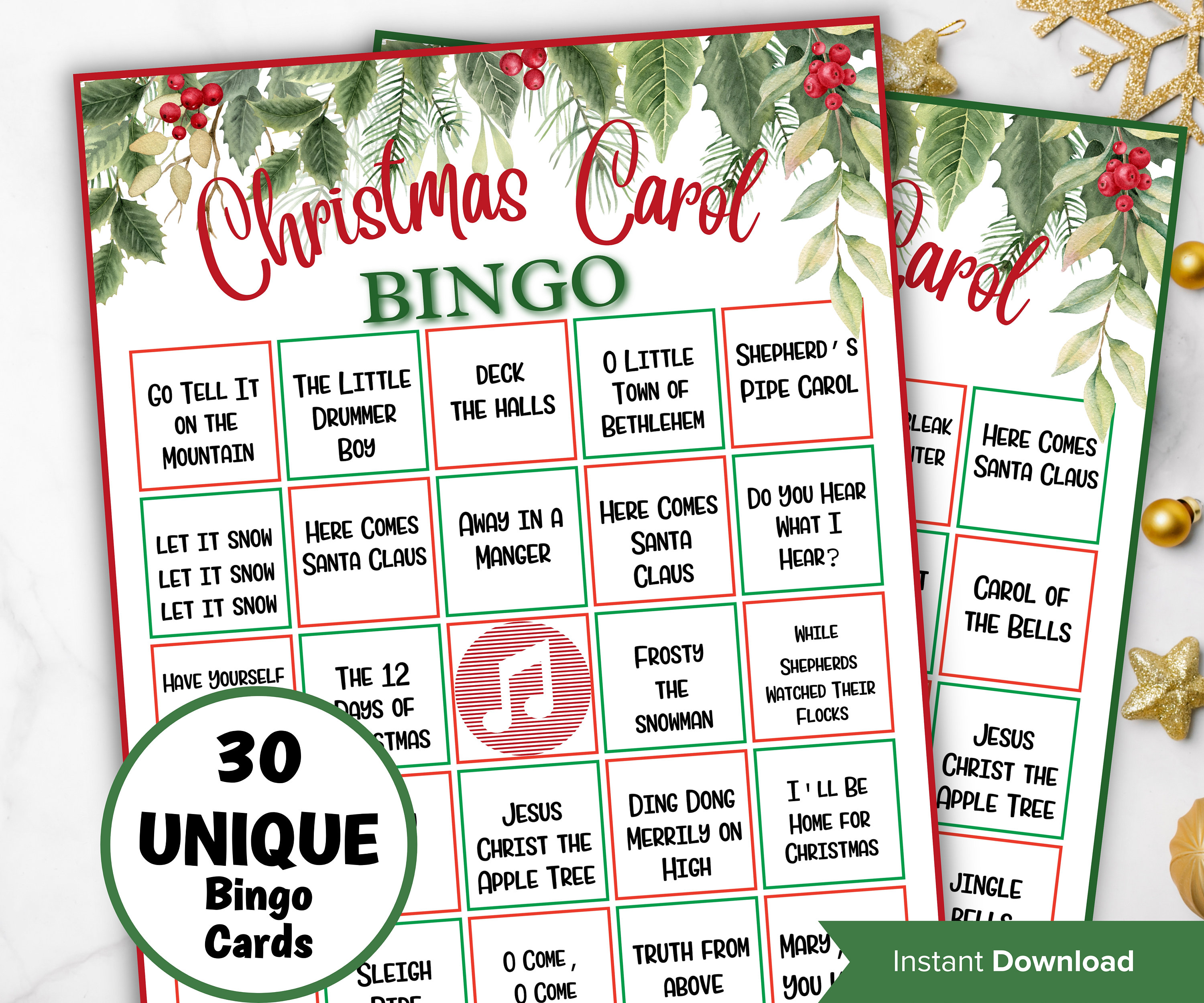 Printable Games Family Games Christmas Printable Christmas Party Game ...