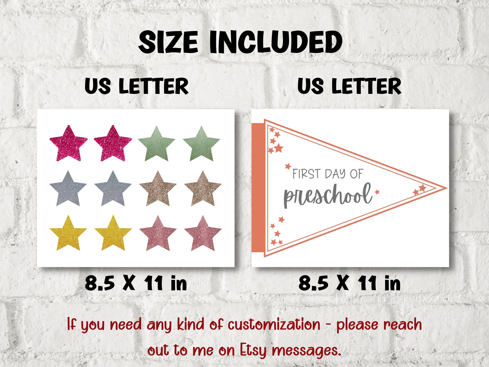 Pennant Flag, First Day of School Flag, 1st Day of School Pennant Flag ...