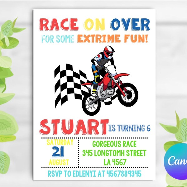 Motorcross Birthday - Etsy