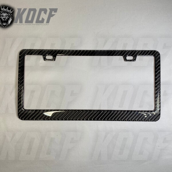 Carbon Fiber License Plate Frame - Etsy
