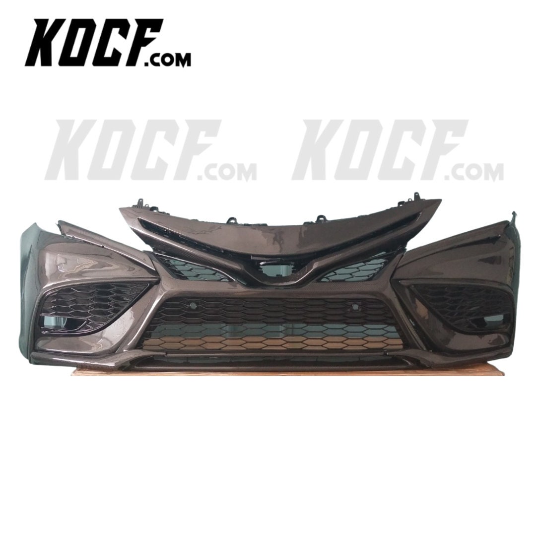 Carbon Fiber Bumper 2021 Facelift Style Compatible for 2018-2023 Toyota ...