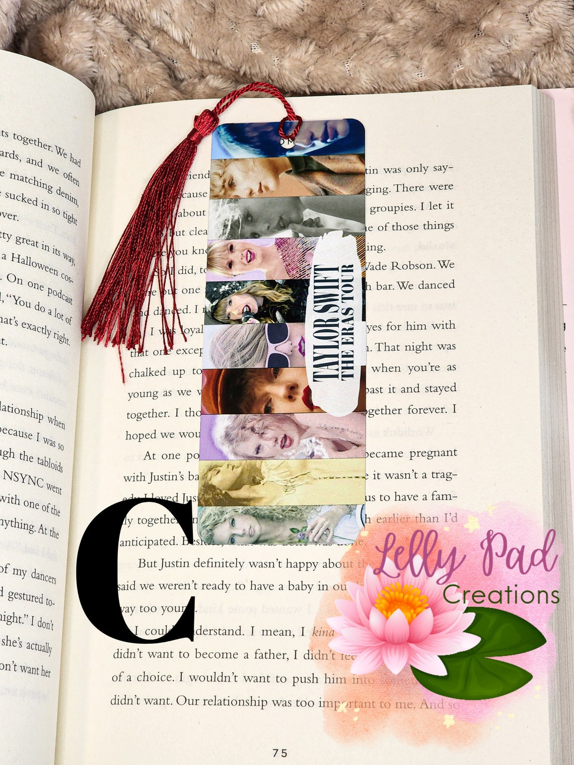 Taylor Swift Bookmarks, Aluminum Bookmarks With Tassels, Made by ...