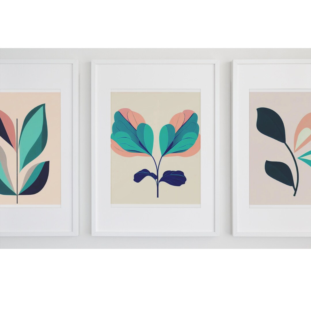 Sentiment of Symmetry Wall Set of 4, Printable Art, Printable Poster ...