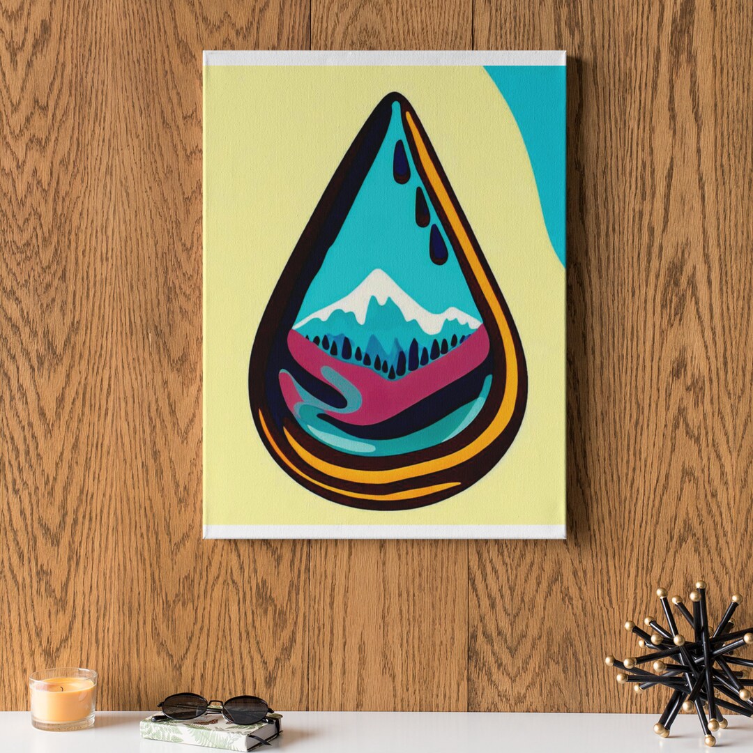 A Mountain Drop, Wall Art, Digital Download, Printable Art, Printable ...