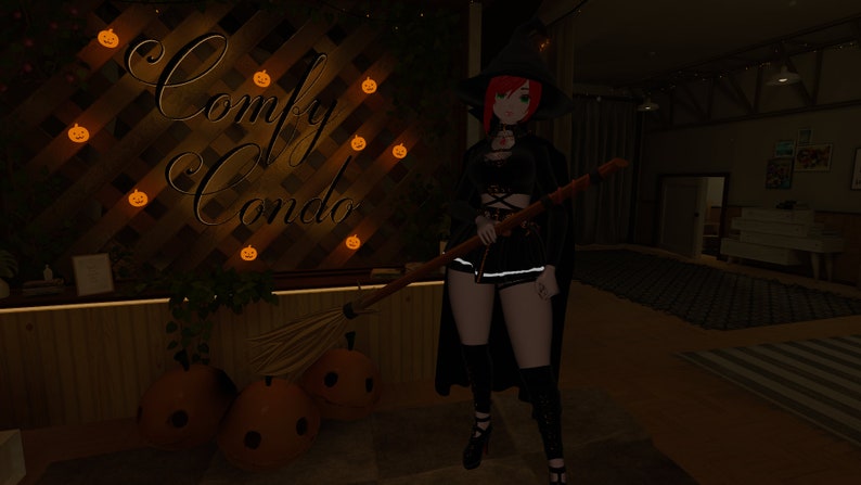 Tessa Witch Halloween Poor Optimized 3.0 Vrchat Avatar Physbones - Etsy UK