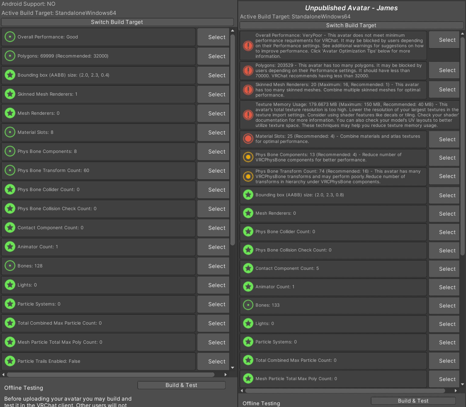 James PC 3.0 Vrchat Avatar, DPS Good Optimzed Physbones - Etsy