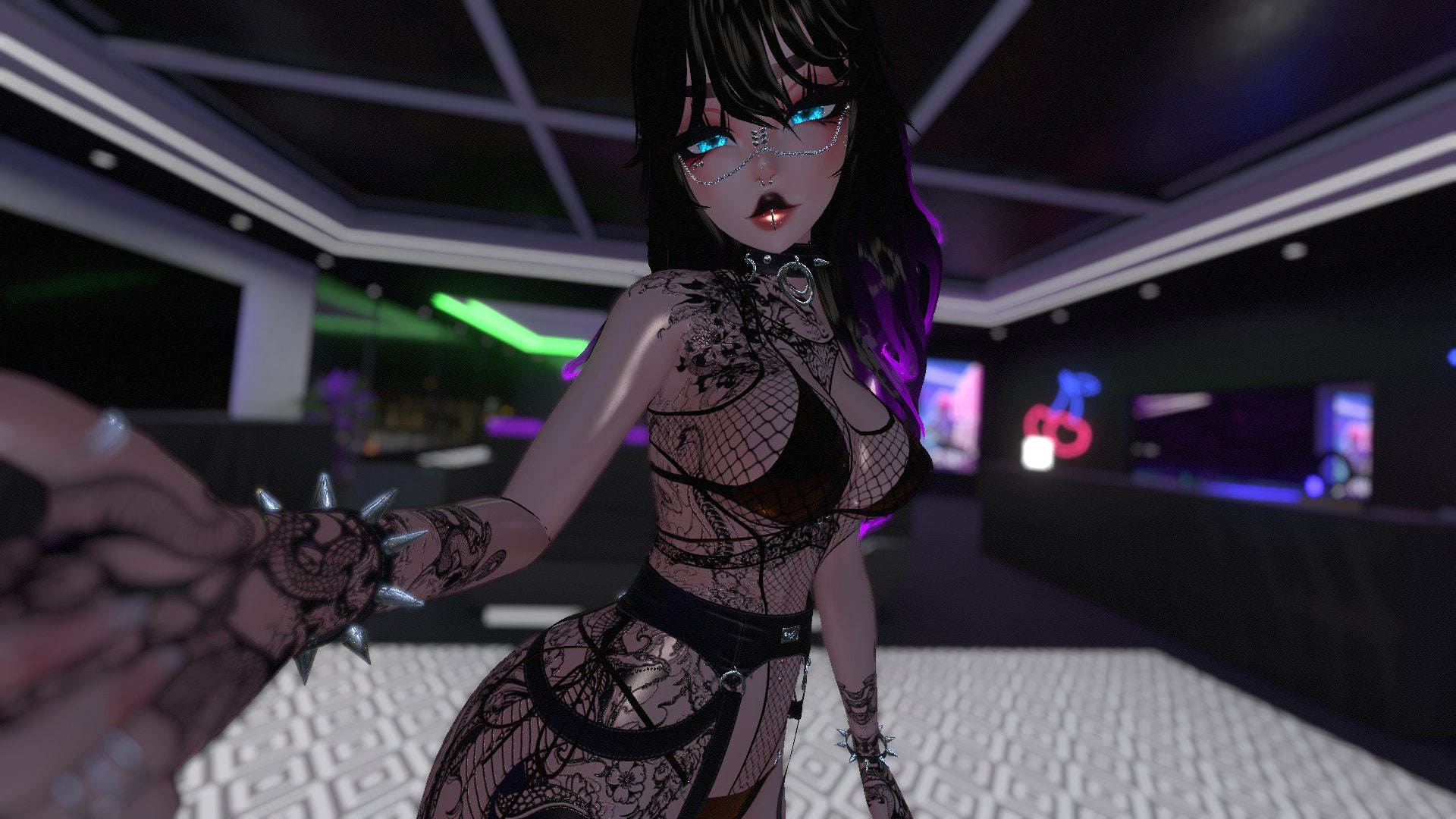 Vanessa Sexy Goth PC DPS 3.0 Avatar Physbones - Etsy