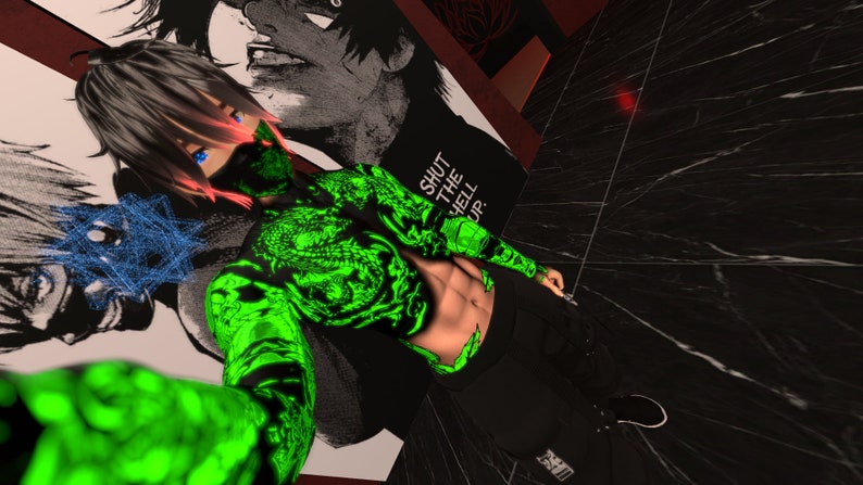 Milo PC Vrchat Avatar SPS + Green Optimized - Etsy