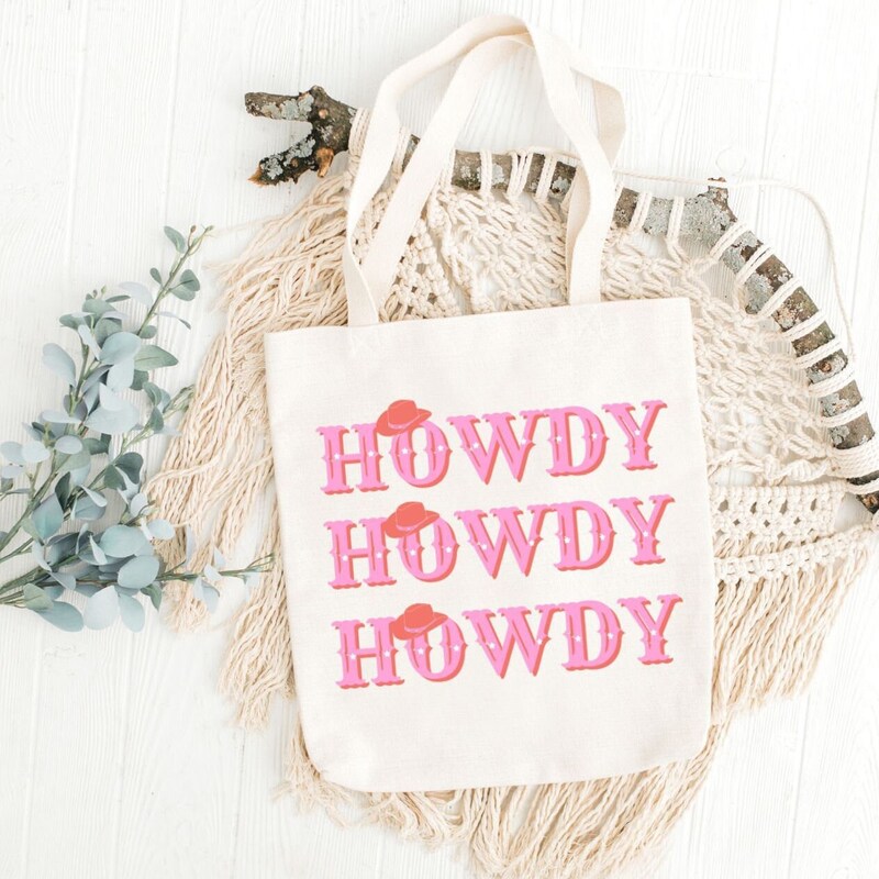 Preppy Tote Bag - Etsy