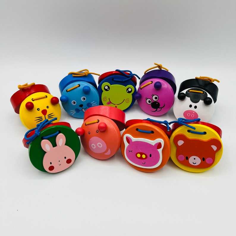 Kids Musical Instrument Set Ladybug Xylophone, Wooden Castanet ...