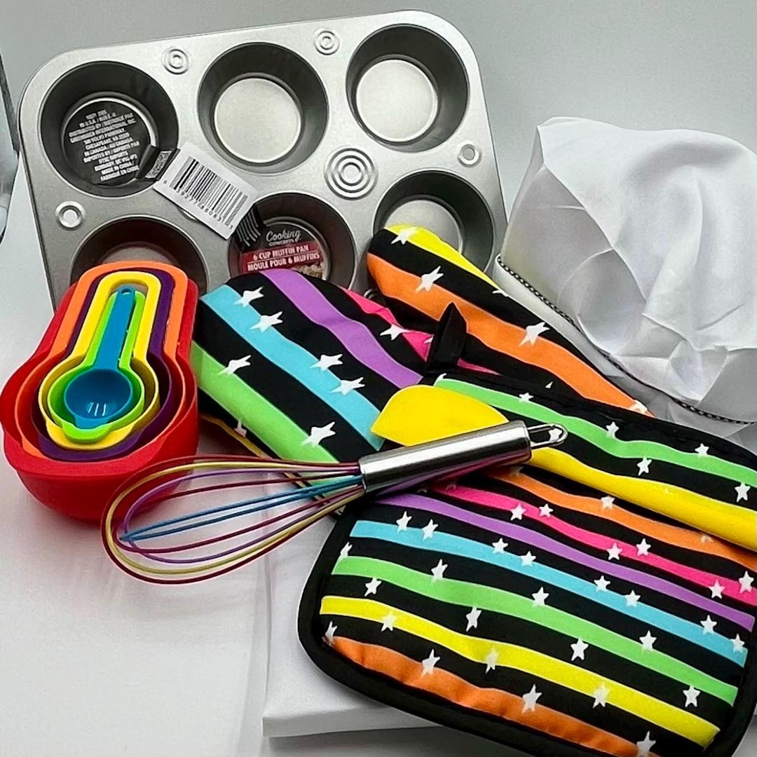 Little Baker - Kids Baking Set for Memorable Kitchen Fun, Perfect Party ...