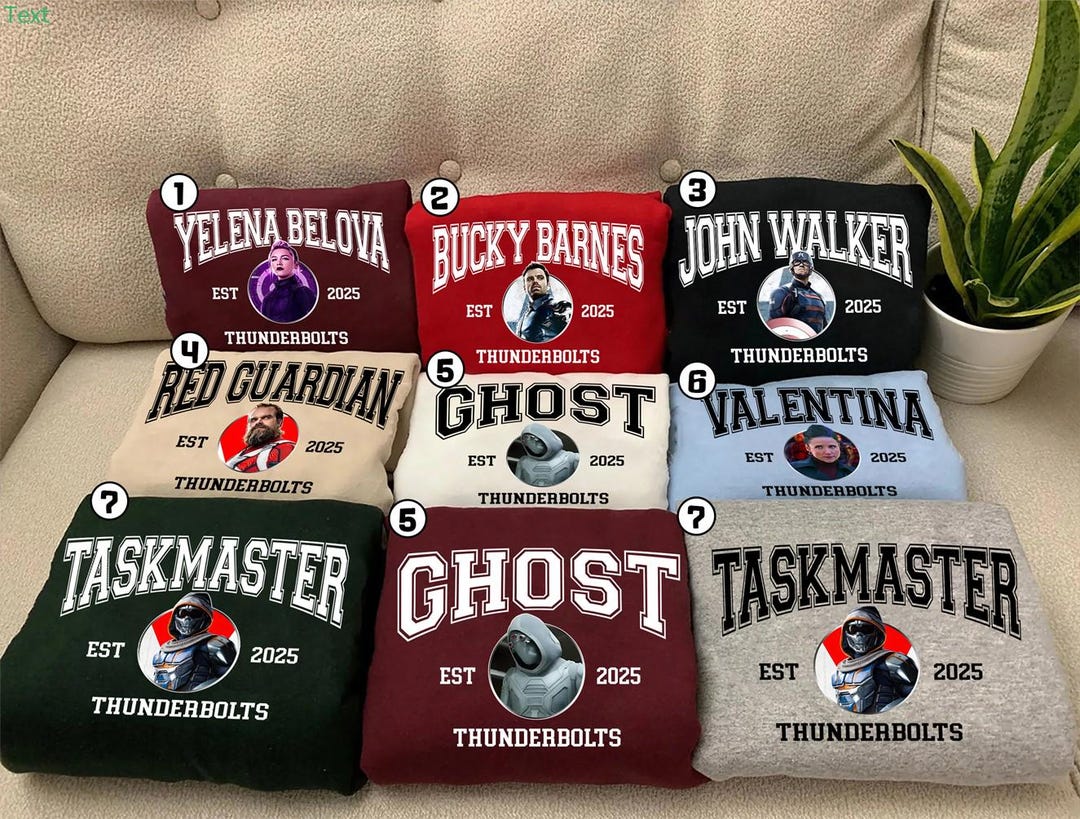 Thunderbolts Disneyland Tshirt, Yelena Belova Shirt, Bucky Barnes Shirt ...