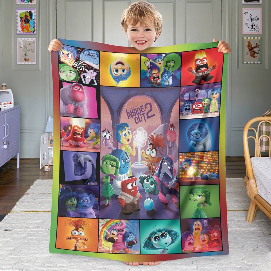 Inside Out 2 Characters Meet the Emotions Blanket It's Okay to Feel All ...