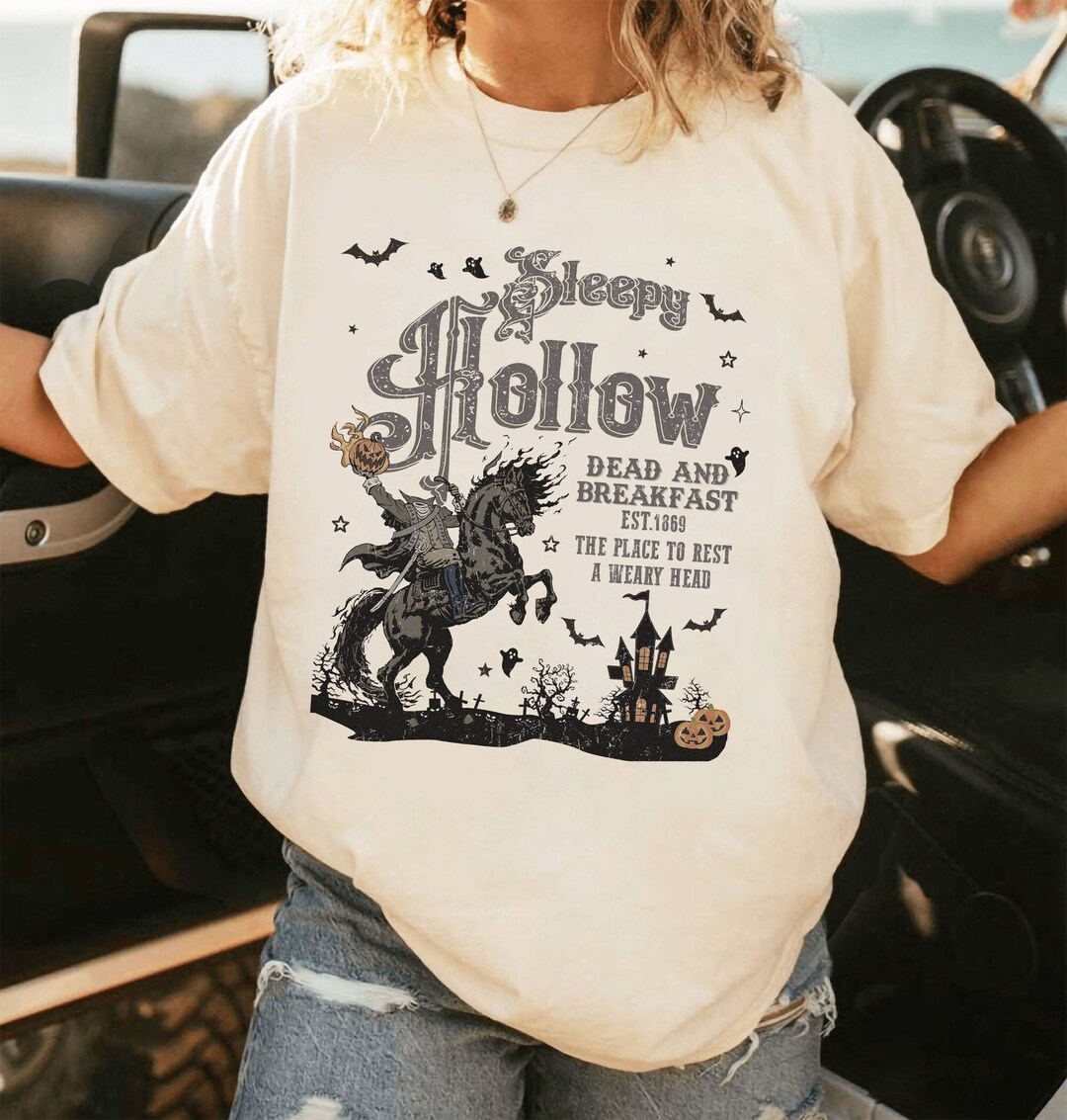 Halloween Vintage Sleepy Hollow T-shirt, Sleepy Hollow Tee, Dead and ...