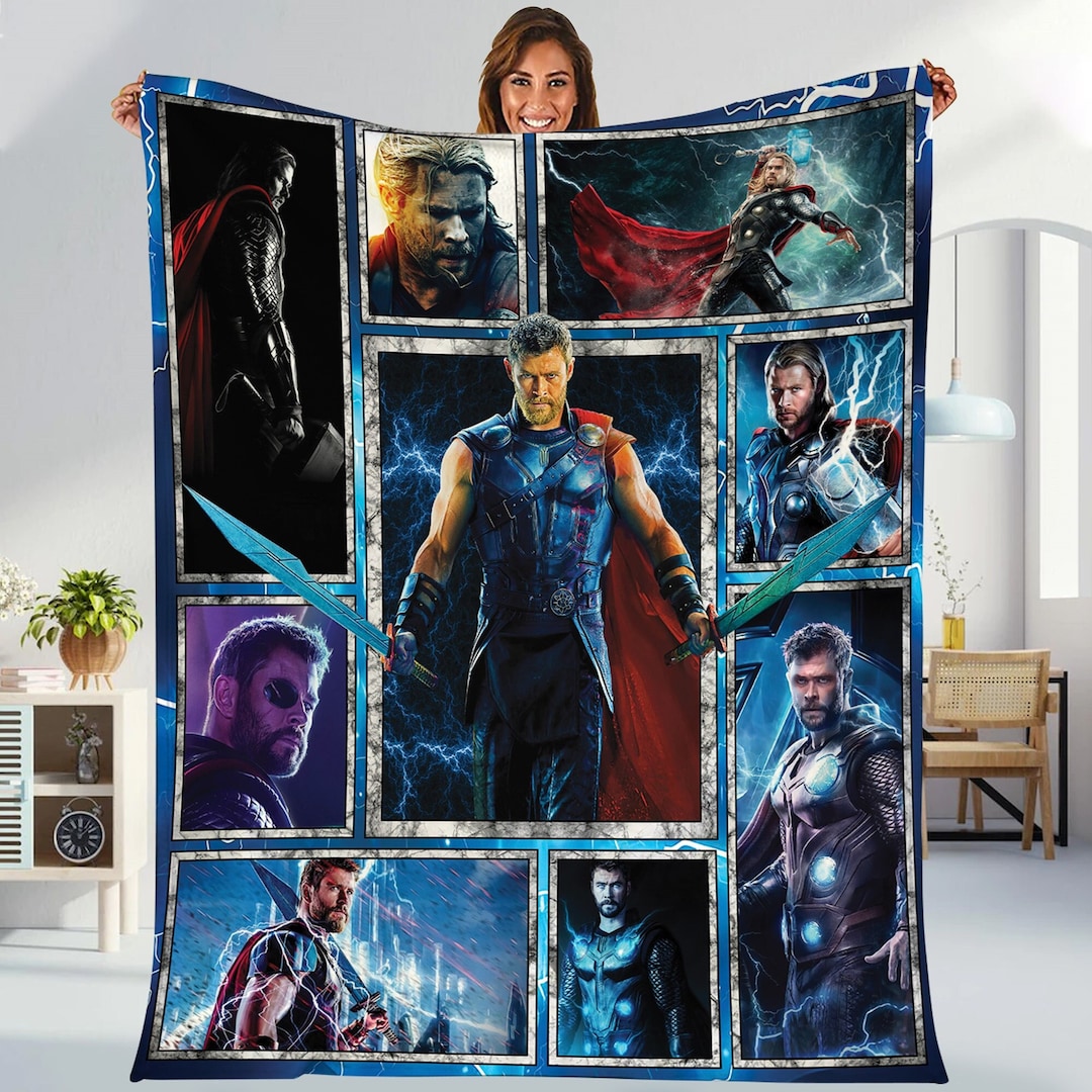 Thor God of Thunder Fleece Blanket Thor Odinson Blanket Thor Avengers ...