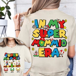 Personalized Super Mommio Shirt | Mario Mother Day Shirt | Super Mommio ...