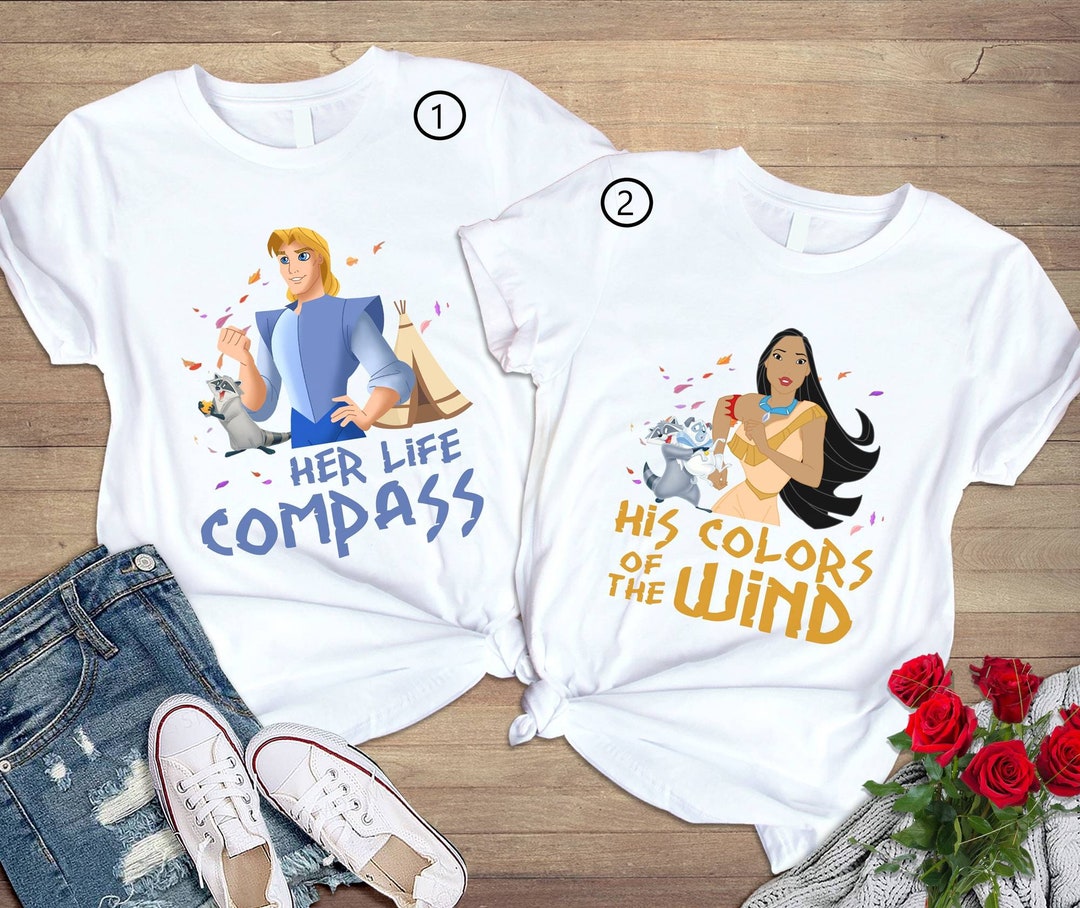 Pocahontas Shirt His Colors of the Wind Her Life Compass Pocahontas ...