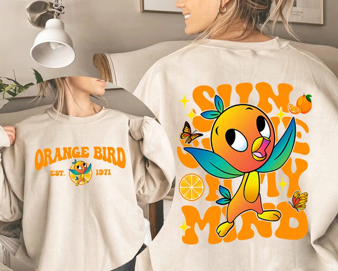Vintage Epcot Orange Bird Shirt | Orange Bird Hello Sunshine Shirt ...