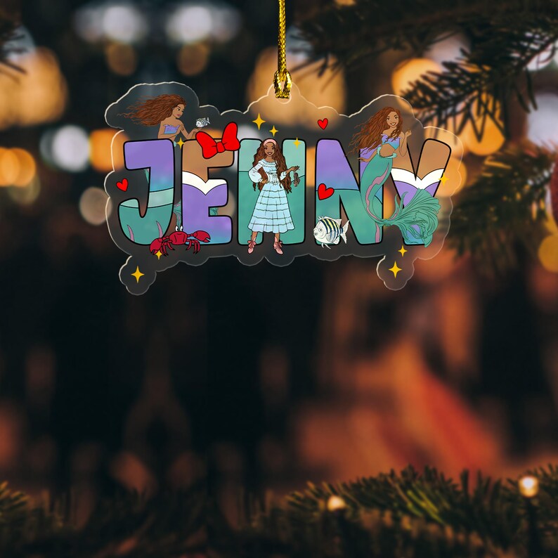 Personalized Merida Ornament, Princess Merida Christmas Acrylic ...