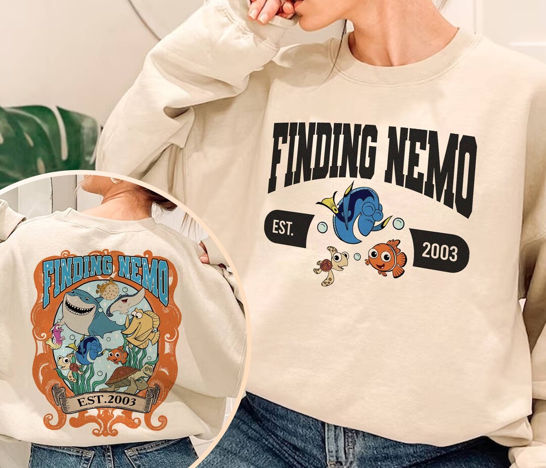 Retro Finding Nemo Shirt, Marlin Dory Darla Tee, Finding Dory Shirts ...