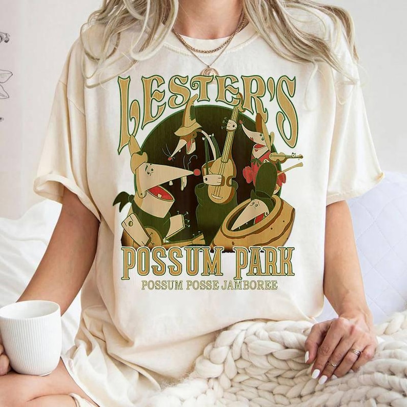 A Goofy Movie Lester's Possum Park T-shirt, Lester's Possum Park Retro ...
