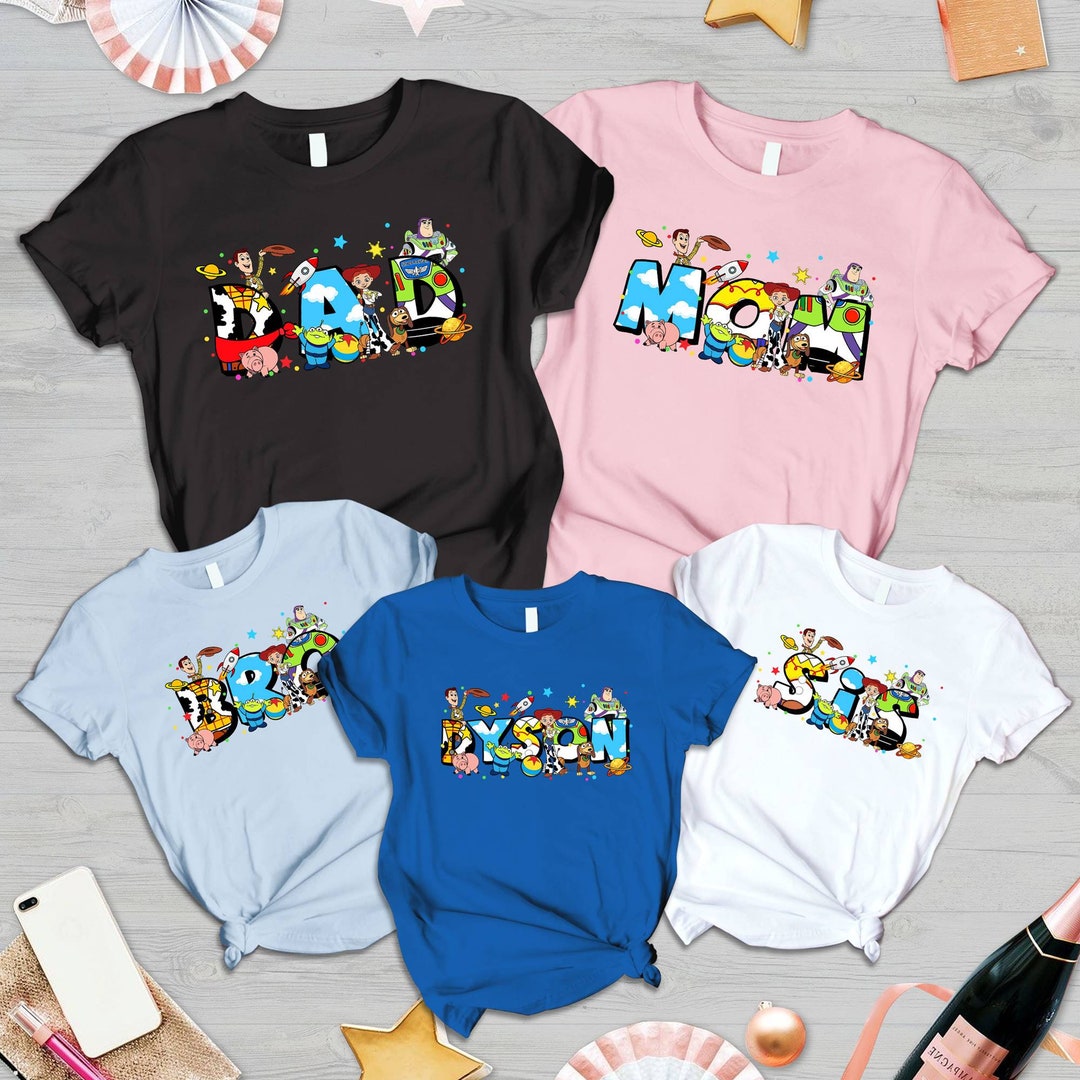Toy Story Mom and Dad Shirt Toy Story Family Shirt Buzz Lightyear Toy ...