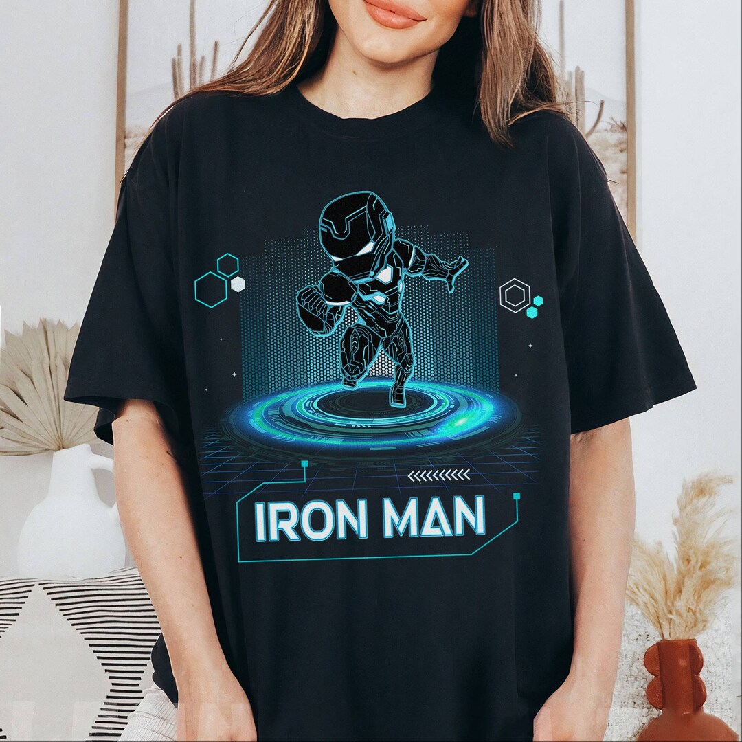 Iron Man Shirt Iron Man Tron Movie Shirt Avengers Team Shirt Marvel ...