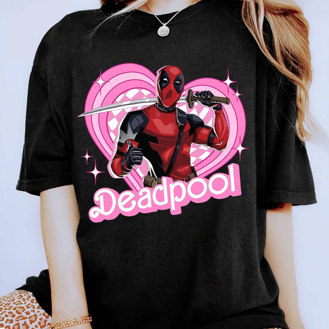 Deadpool Pink Doll Heart Shirt | Xmen Deadpool Shirt | Wade Wilson ...