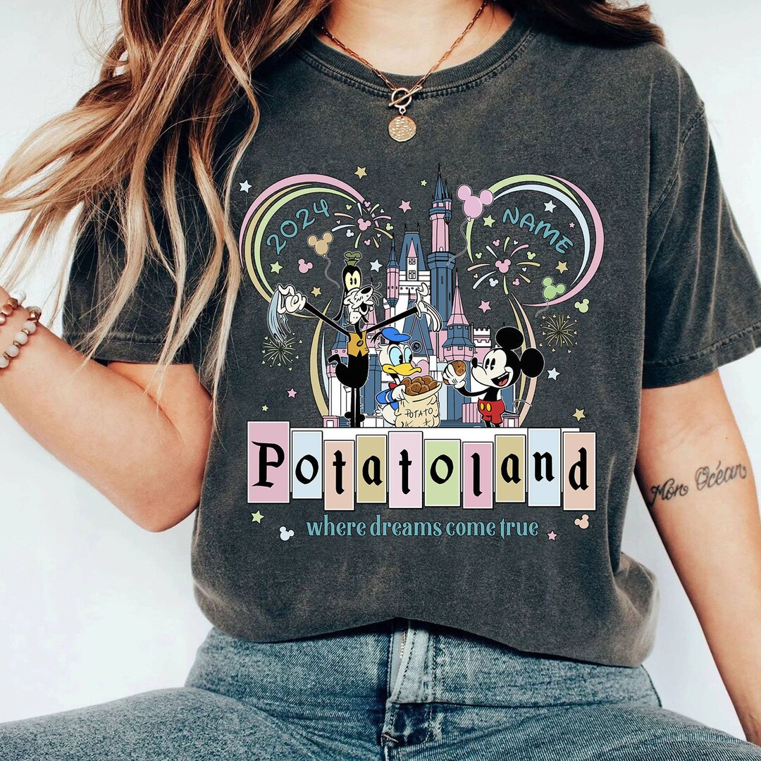Personalized Mickey and Friends Disneyworld Potatoland Shirt Mickey ...