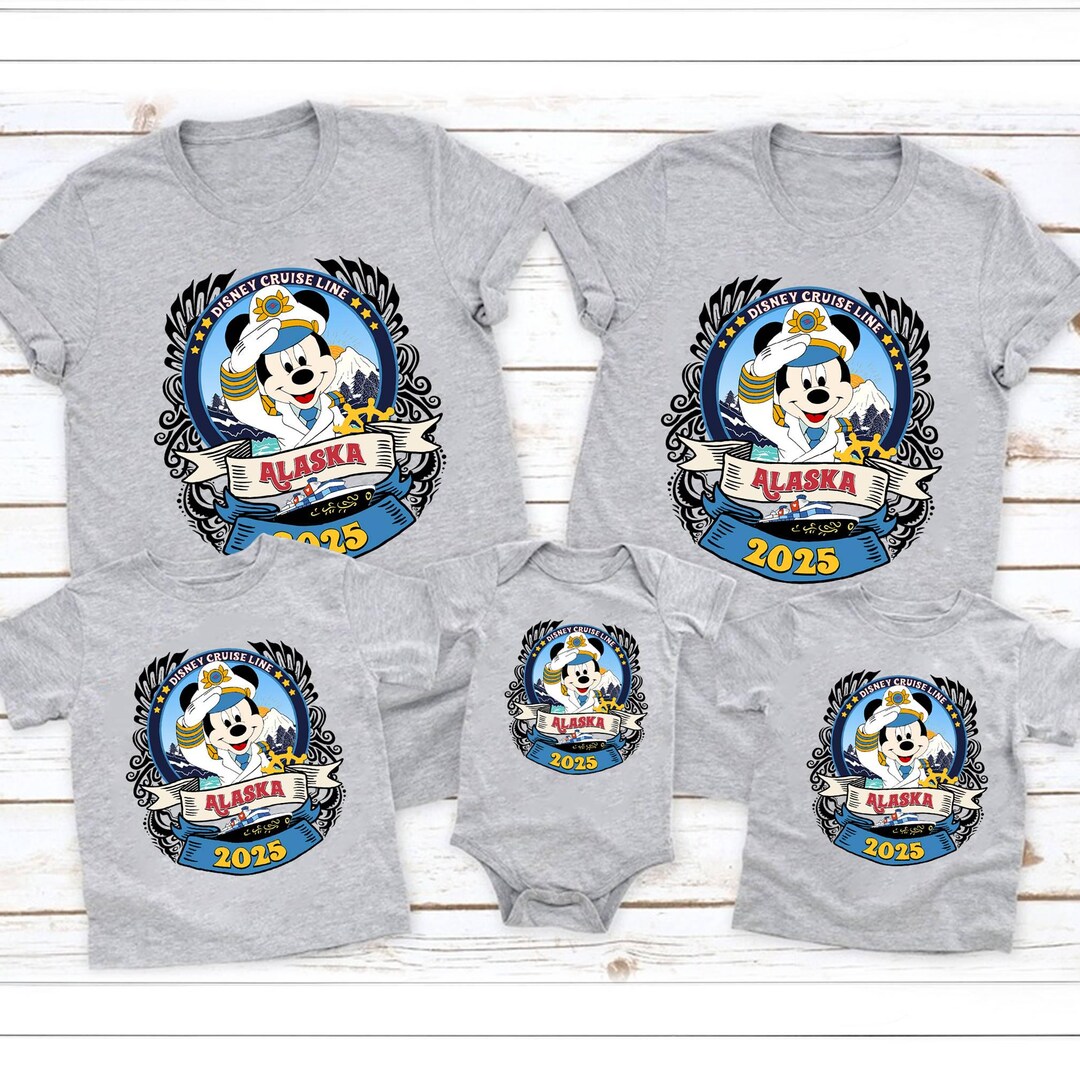 Mickey Alaska Cruise Line 2025 Vacation Shirt, Disneywonder Mickey ...