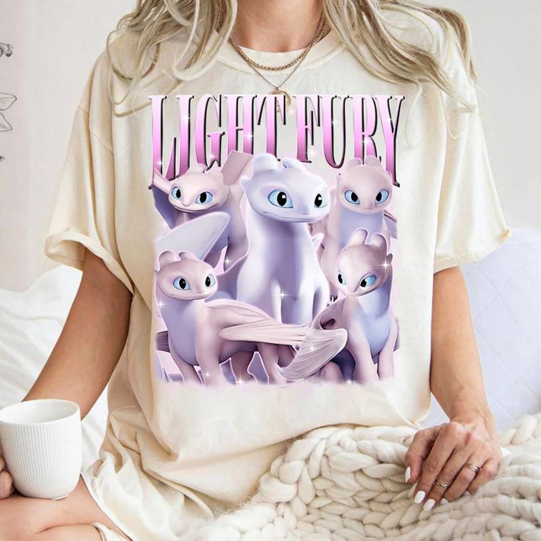 How to Train Your Dragon Light Fury Toothless Shirts, Toothless Bootleg Shirt, Dragon Hidden ...