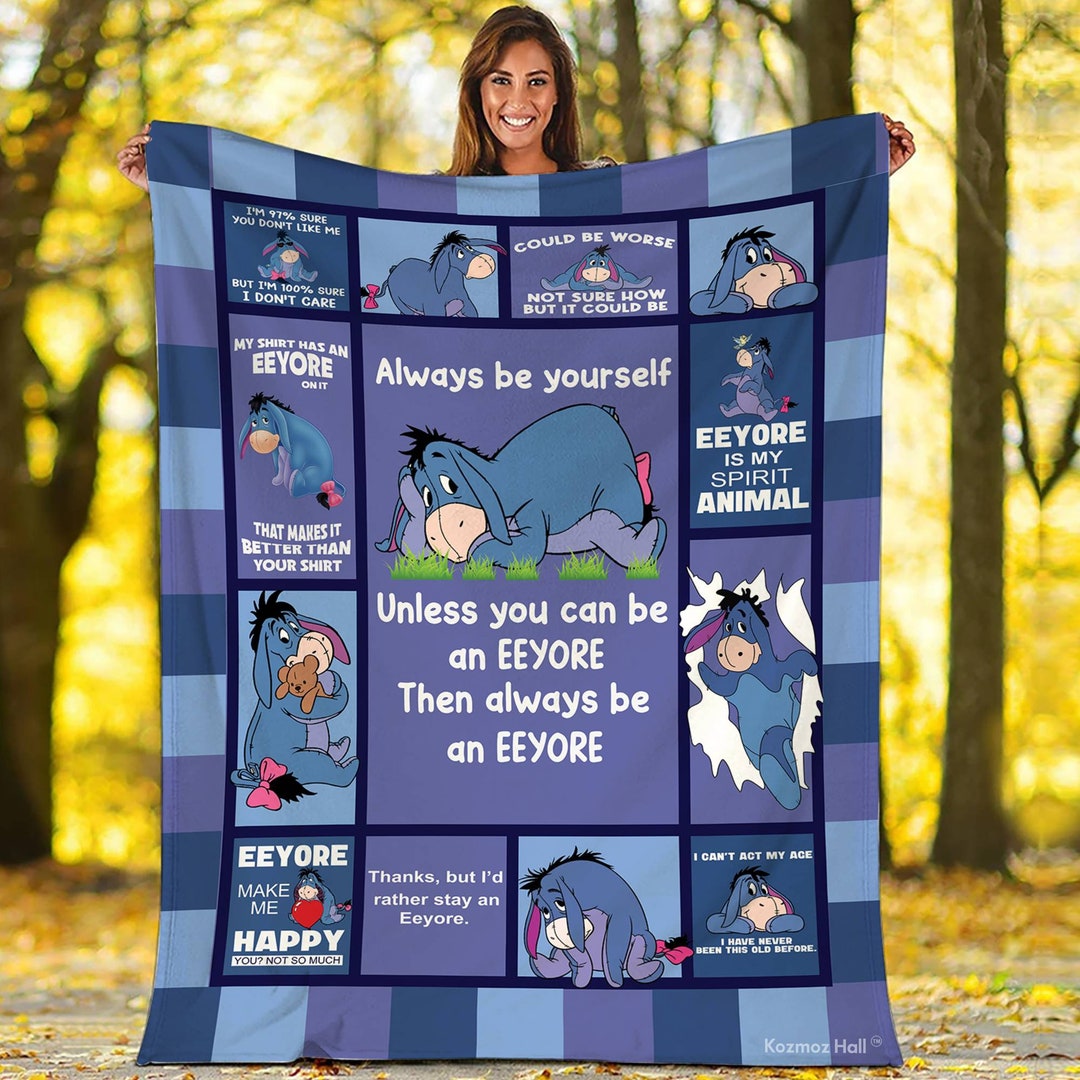 Eeyore Blanket Winnie the Pooh Eeyore Fleece Blanket Winnie the Pooh ...